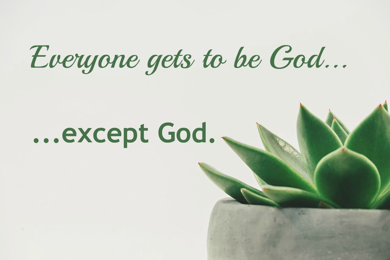Everyone Gets to be God ...Except God - Ava Pennington