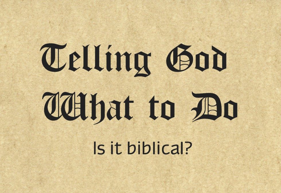 Telling God What to Do - Ava Pennington